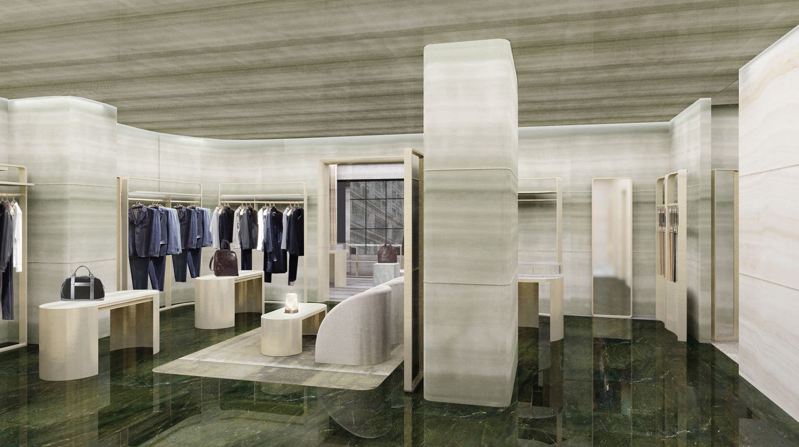 Giorgio Armani Boutique | High-fashion Store Concept Design | NORR