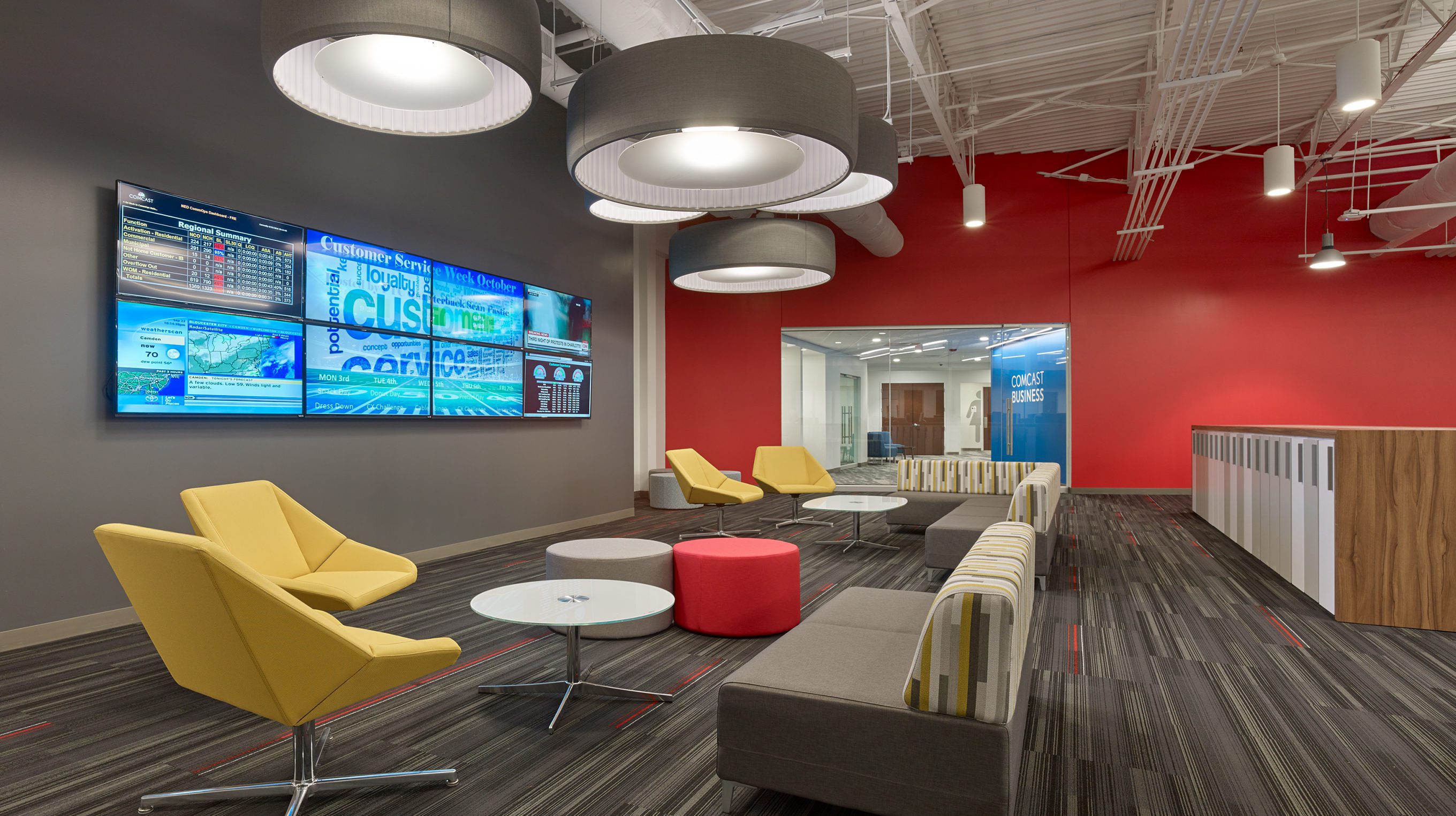Comcast 24-Hour Call Center | Renovation of Call Center by NORR