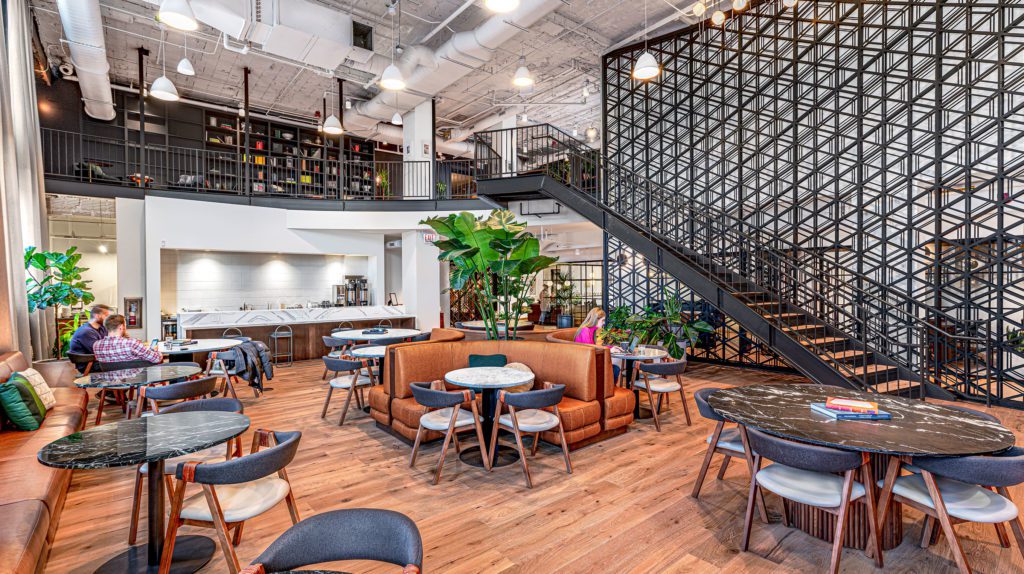 Industrious Workspace Chicago | Multi-level Workspace Design