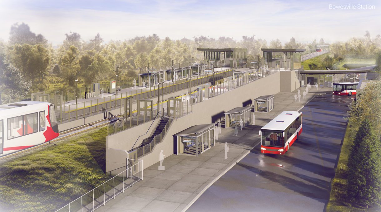O-Train (LRT) line | Light Rail Transit Architectural Project in Ottawa