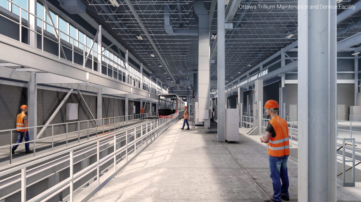 O-Train (LRT) line | Light Rail Transit Architectural Project in Ottawa
