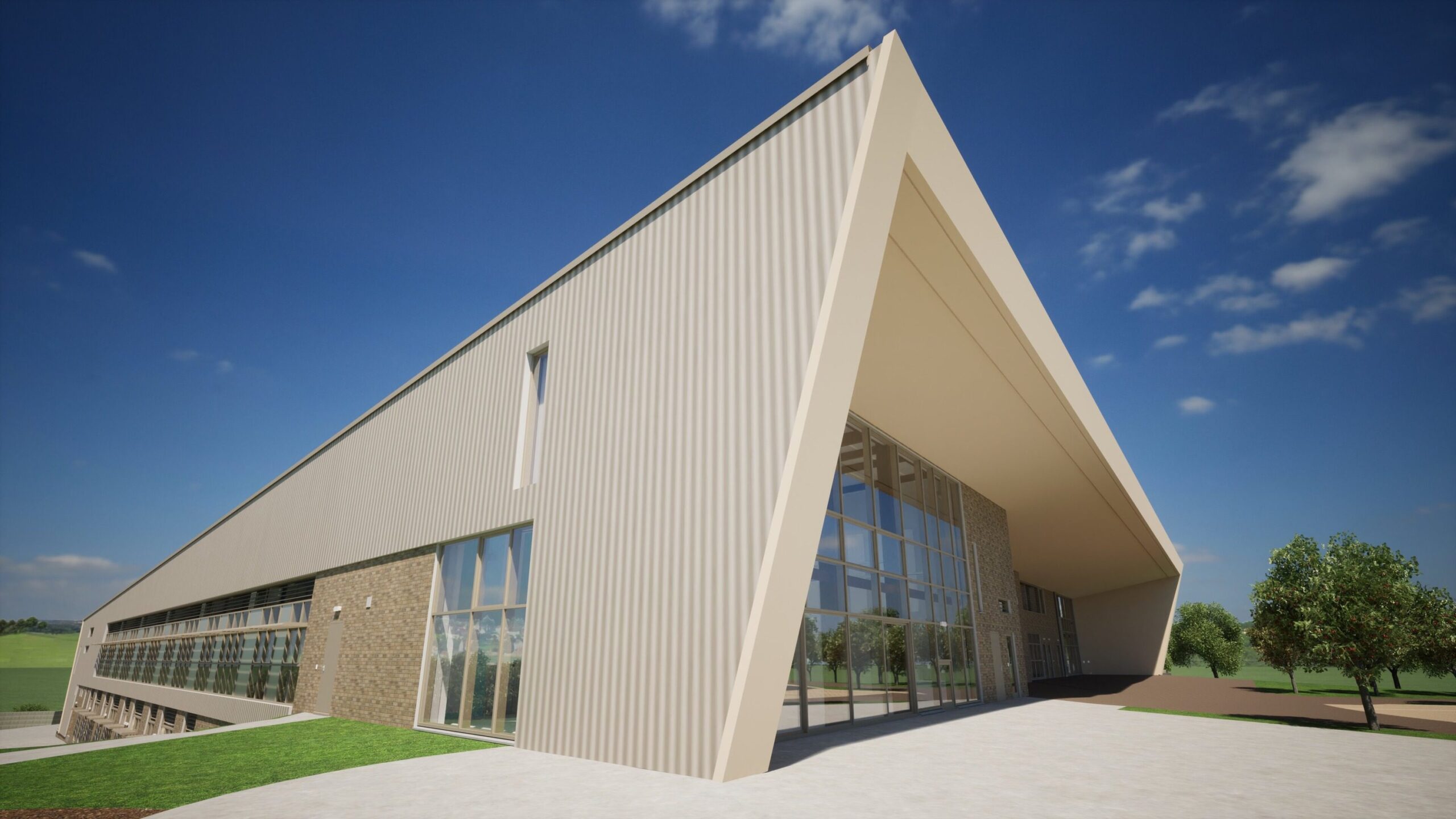 Riverbank Community Hub | Primary School Design in Scotland by NORR