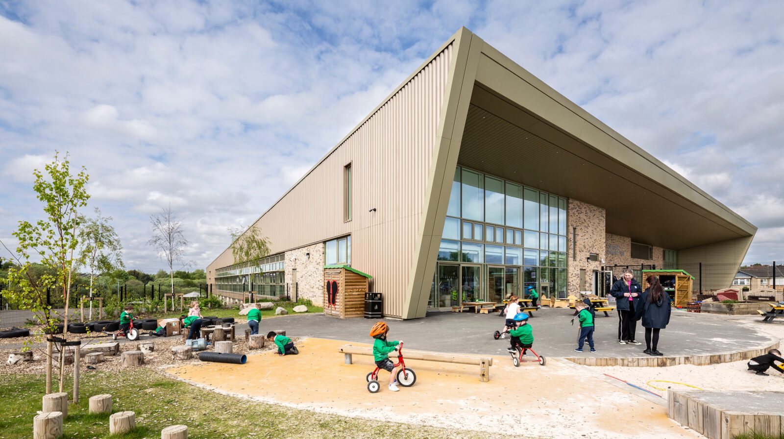 Riverbank Community Hub | Primary School Design in Scotland by NORR