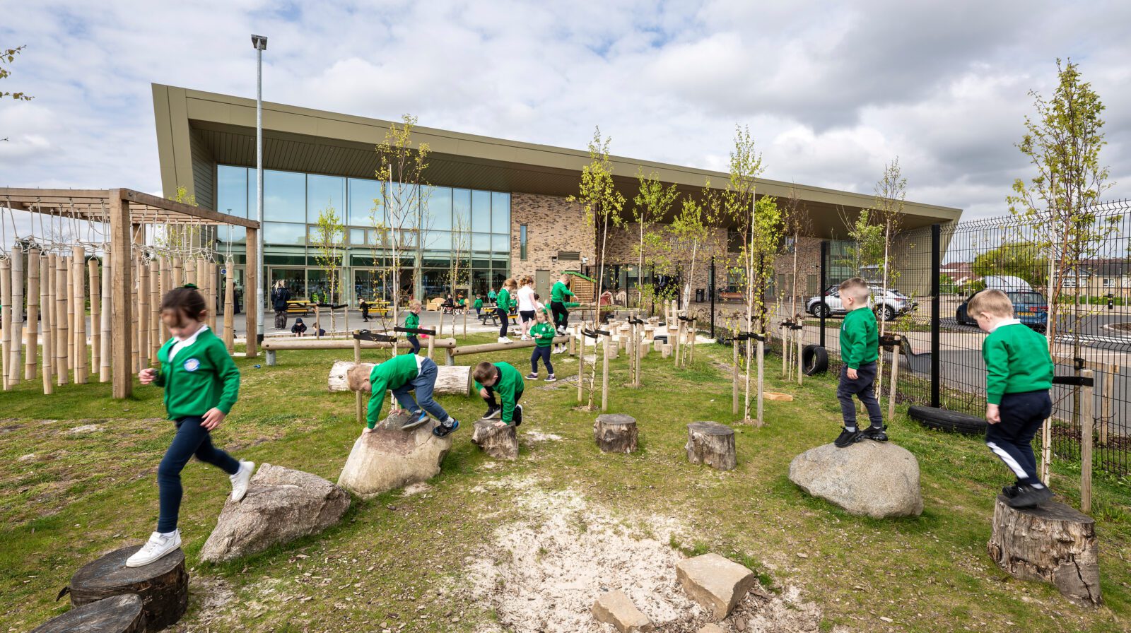 Riverbank Community Hub | Primary School Design in Scotland by NORR