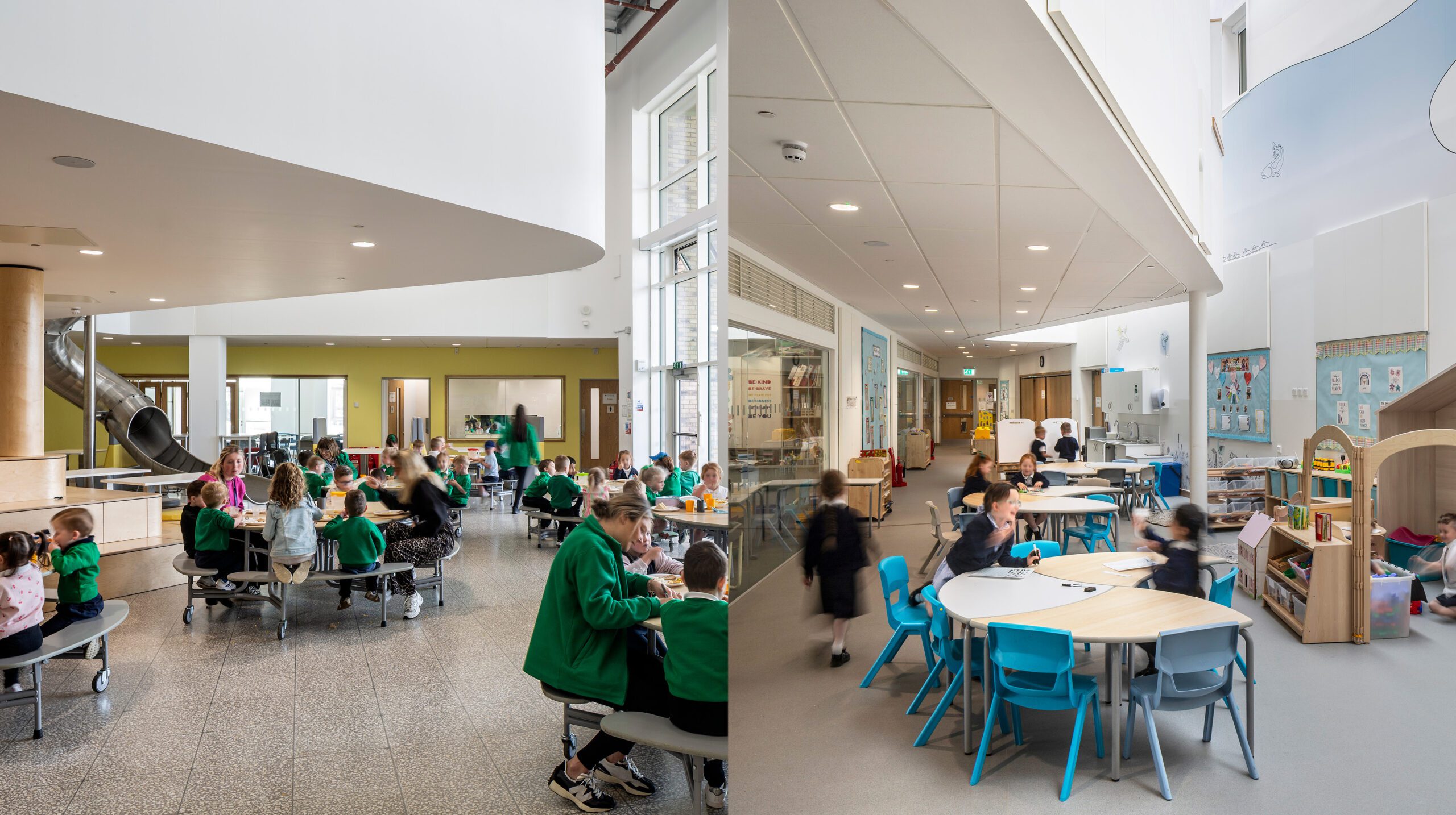 Riverbank Community Hub | Primary School Design in Scotland by NORR