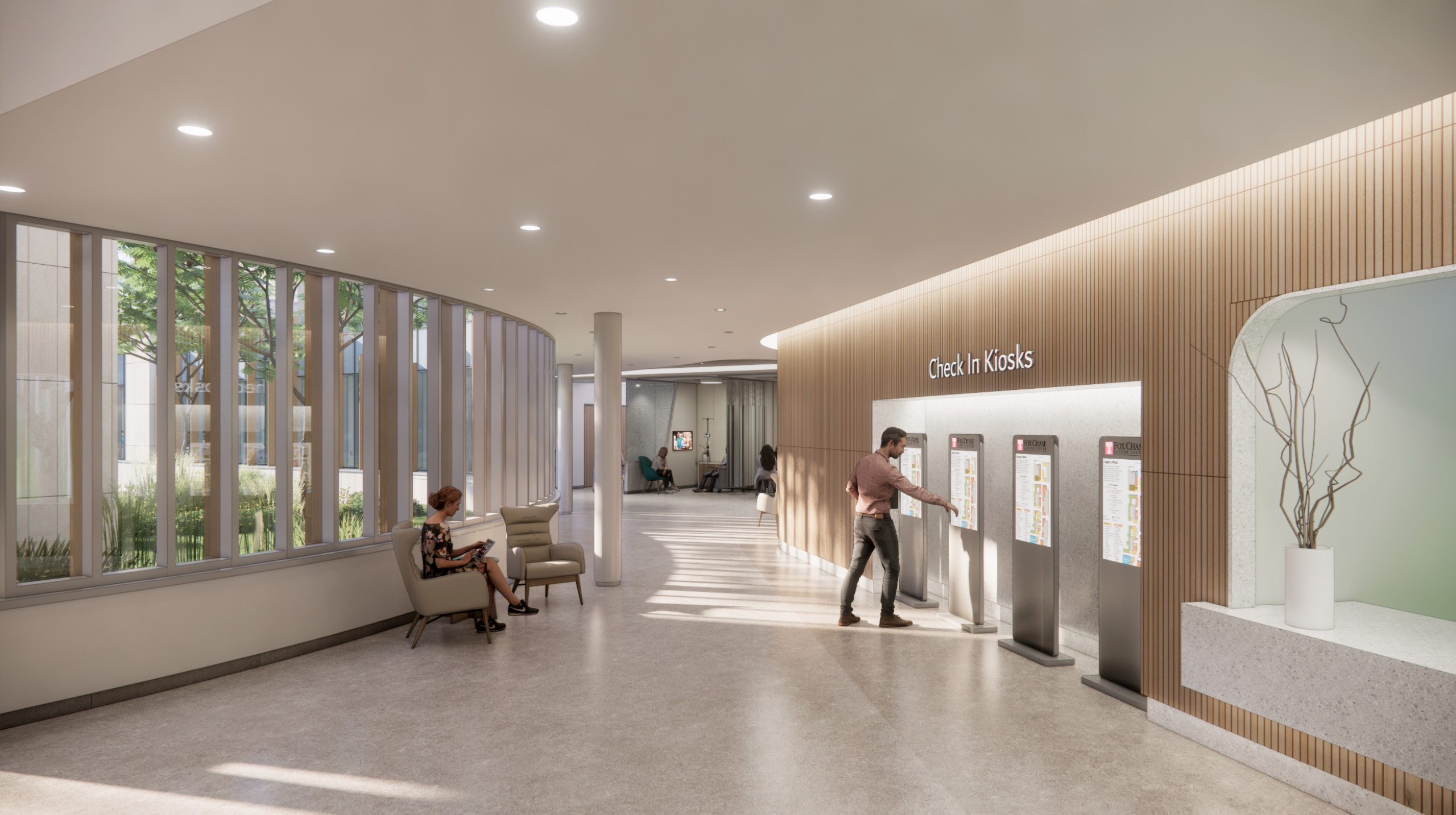 Infusion Center Expansion, Fox Chase Cancer Center in Philadelphia